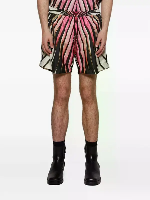 Roberto Cavalli Zebra-print Swim Shorts