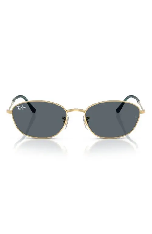Ray-ban 55mm Oval Sunglasses - Arista/blue