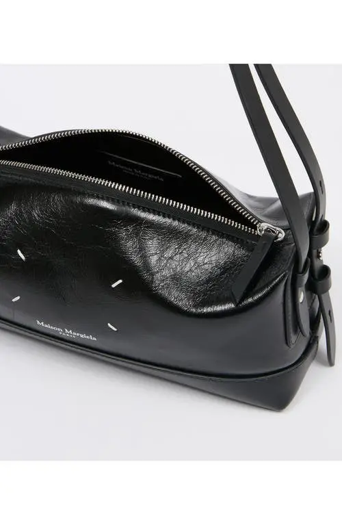 MAISON MARGIELA Small Leather Baguette Shoulder Bag