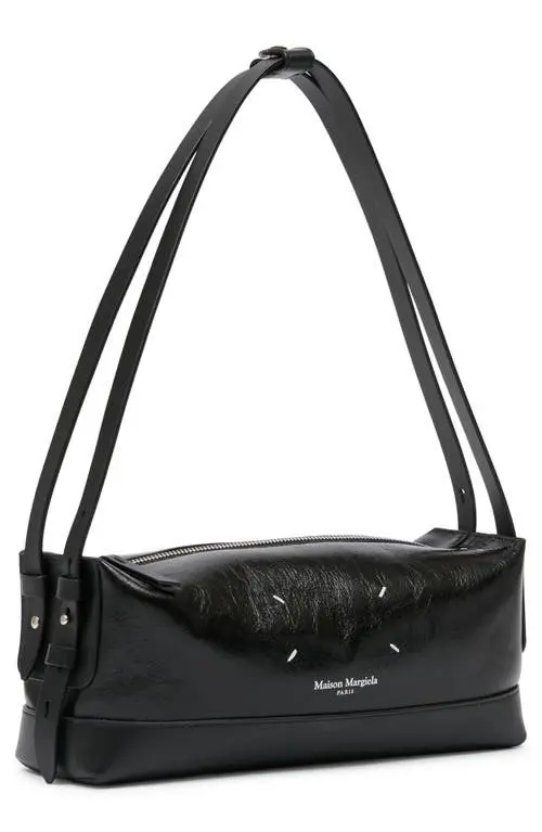 MAISON MARGIELA Small Leather Baguette Shoulder Bag