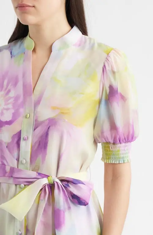 Anne Klein Floral Print Mini Dress