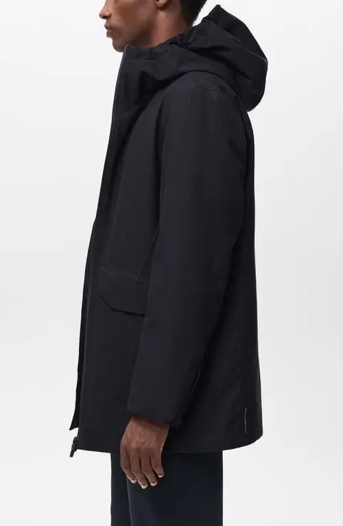 Mango Water Repellent Packable Insulated Jacket - Navy