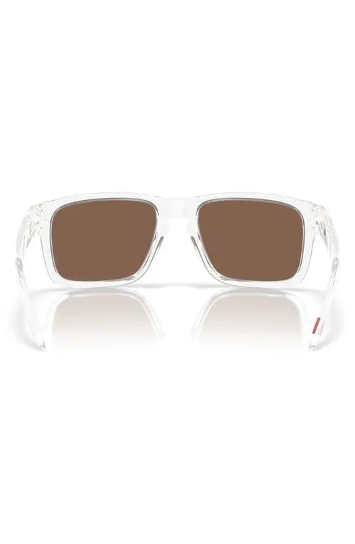 Oakley 55mm Polarized Square Sunglasses - Clear