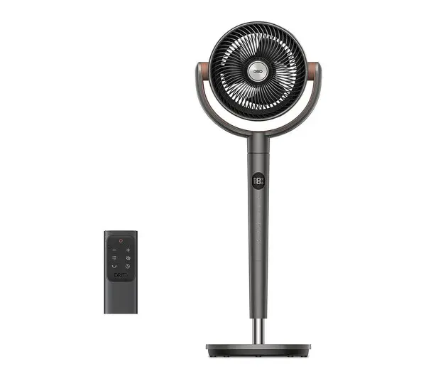 DREO 42' Pedestal Fan 9-speed 4-mode, Adj. Heig Ht With Remote - One-color