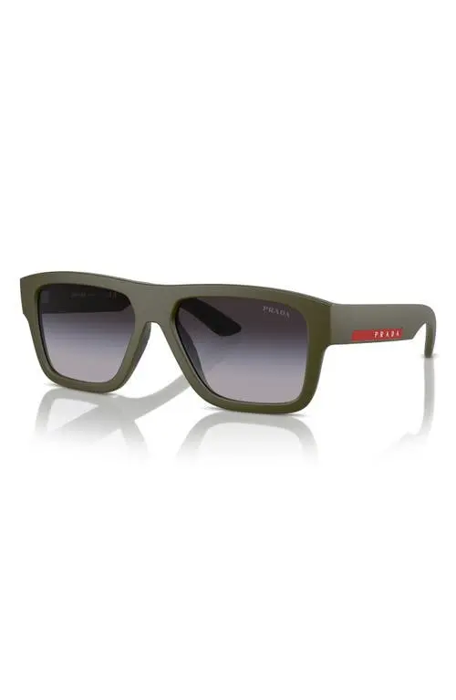 Prada 56mm Square Sunglasses