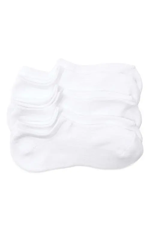 Nordstrom Everyday Quarter Socks Pack Of 3 - White