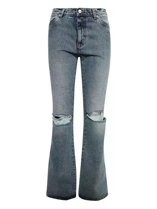 Natasha Zinko Distressed Flared Jeans