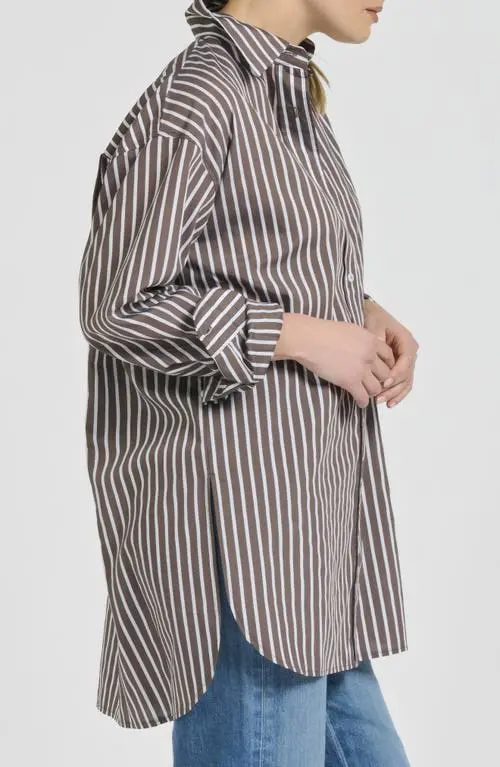 SHIRTY Stripe Boyfriend Shirt