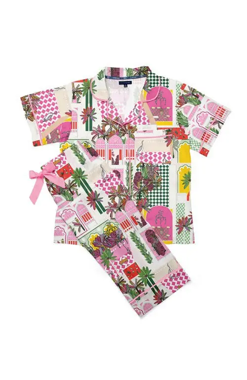 KATIE KIME Greco Garden Pajama Pants Set