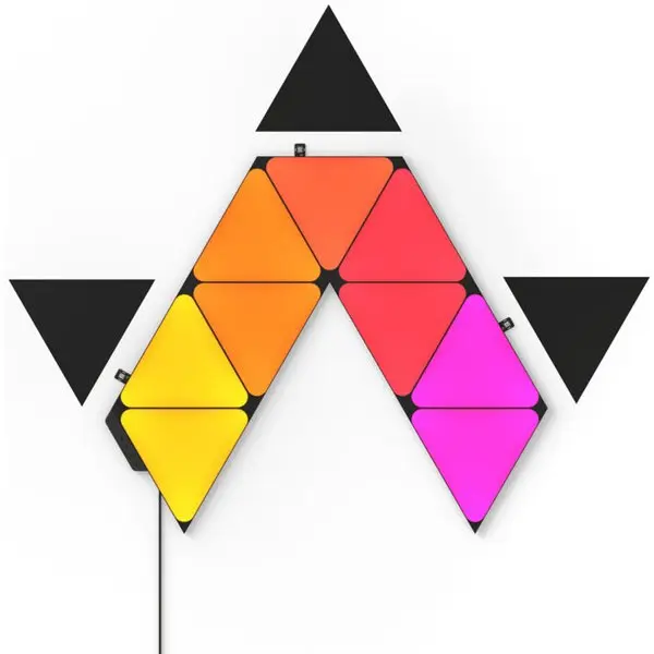 NANOLEAF Shapes Limited Edition Ultra Black Triangles Expansion Pack - Multicolor