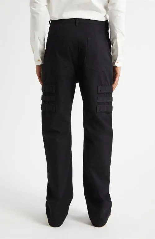 Rick Owens Geth Temple Slim Cargo Pants