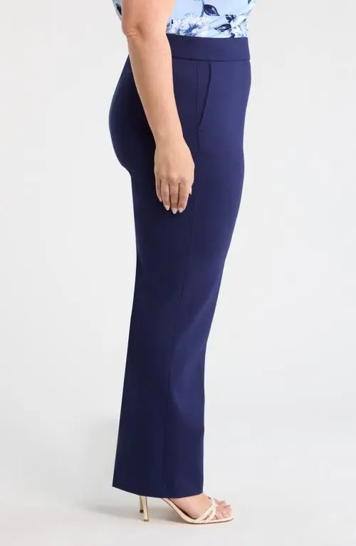Anne Klein Straight Leg Pull On Pants
