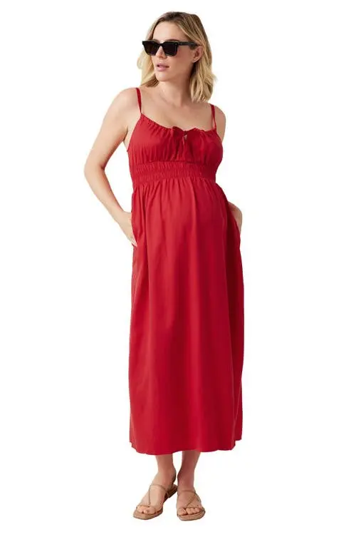 Ingrid & Isabel® Maternity/nursing Midi Dress