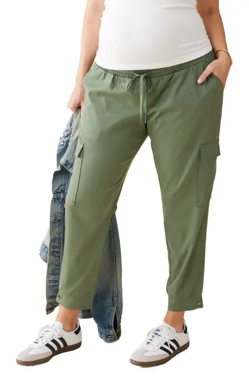 Ingrid & Isabel® Under The Bump Drawstring Cargo Pants