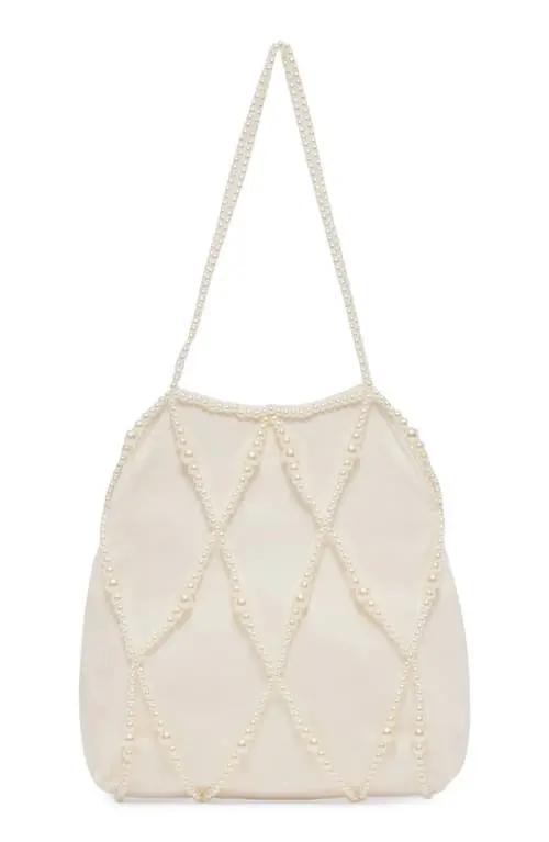 Dolce Vita Faux Pearl Satin Bag