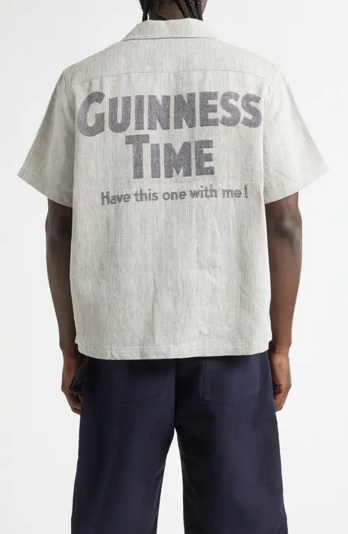 JW Anderson X Guinness Jacquard Linen & Cotton Camp Shirt