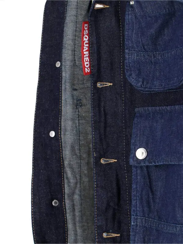Dsquared2 Denim Cargo Jacket