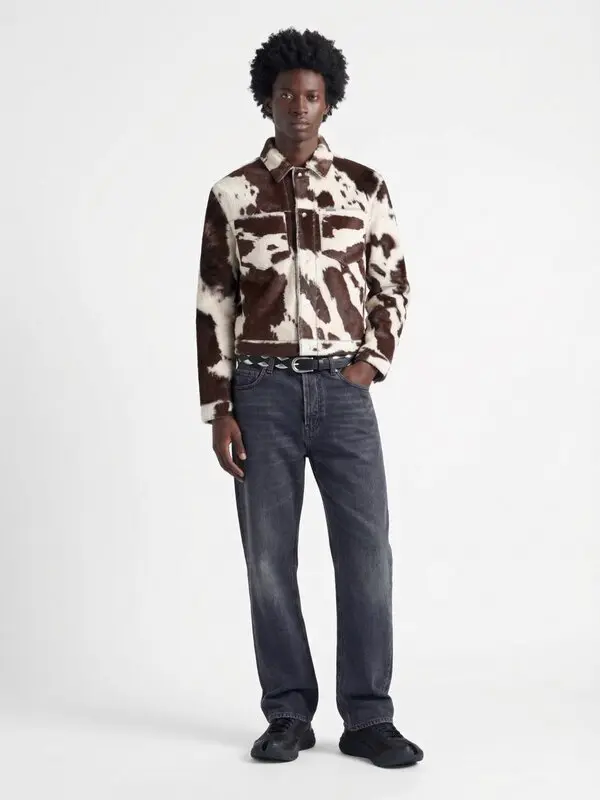 REPRESENT Animal Print Leather Jacket - Multi