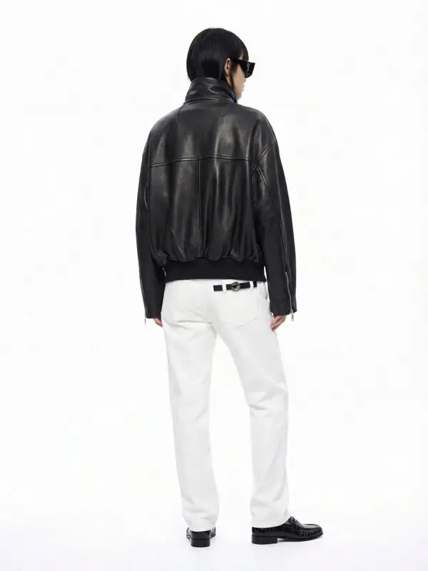 Khaite Hamett Leather Jacket