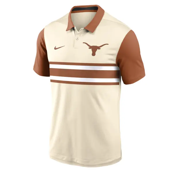 Nike Texas Vapor Primary Logo Dri-fit College Polo - Brown