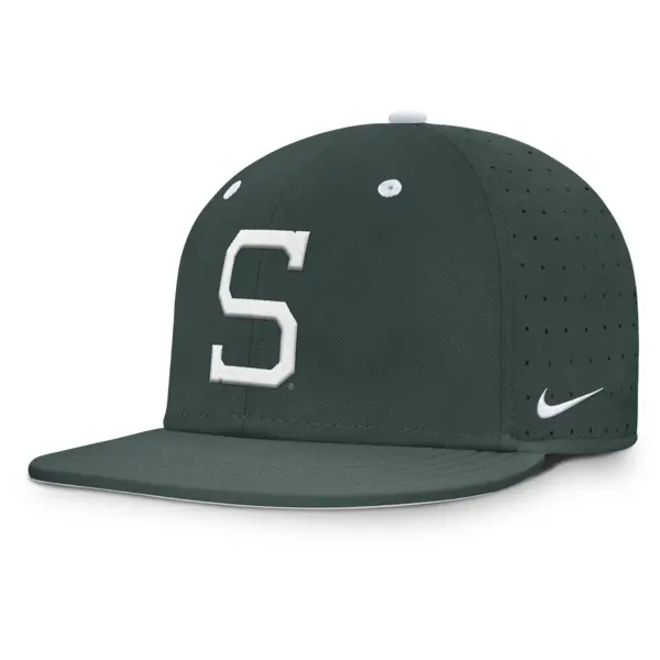 Nike Michigan State Dugout True Dri-fit College Fitted Hat - Green