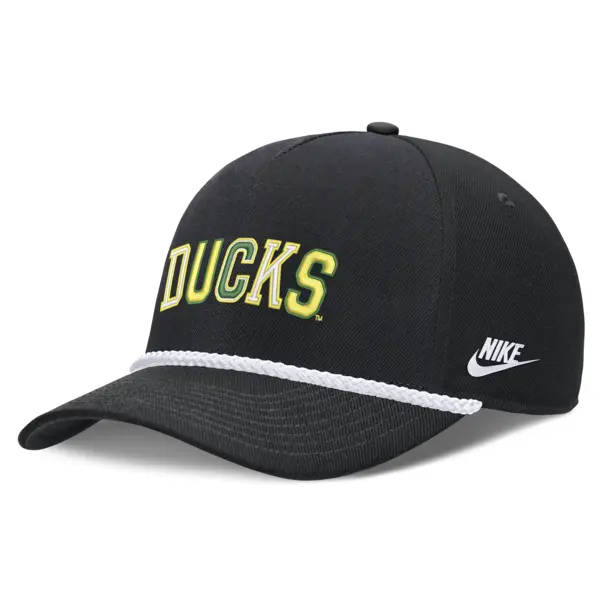 Nike Oregon Legacy Basketball Rope Rise Adjustable Hat - Black