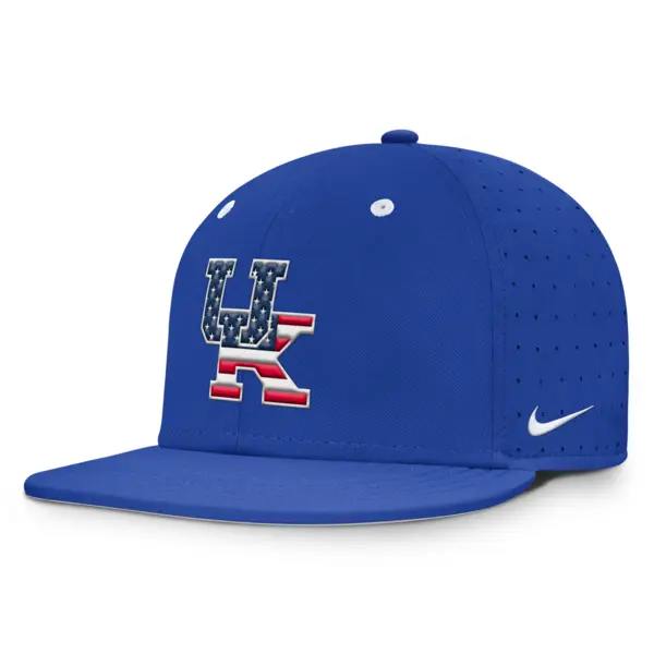 Nike Kentucky Dugout True Dri-fit College Fitted Hat - Blue