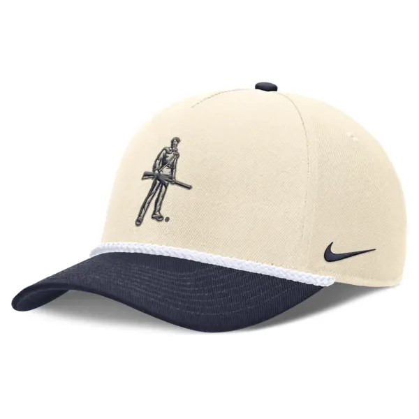 Nike West Virginia Primetime Rope 2-tone Rise Adjustable Hat - Brown