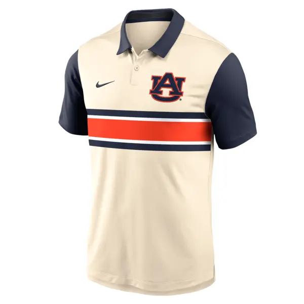 Nike Auburn Vapor Primary Logo Dri-fit College Polo - Brown