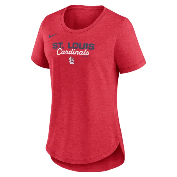 Nike St. Louis Cardinals Arched Team Name Mlb T-shirt - Red