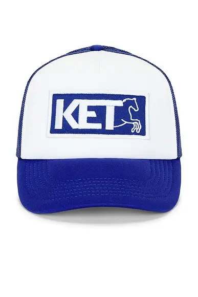 PLEASURES Tranquil Trucker Hat - Blue