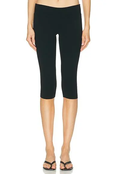 TOTEME Capri Knit Legging - Black