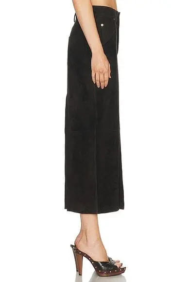 DARKPARK Erika Leather Suede Skirt