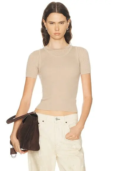 Acne Studios Kred Thin Rib Top