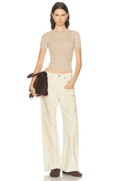Acne Studios Kred Thin Rib Top
