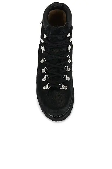 Junya Watanabe Hair On Hide Lace Up Boots