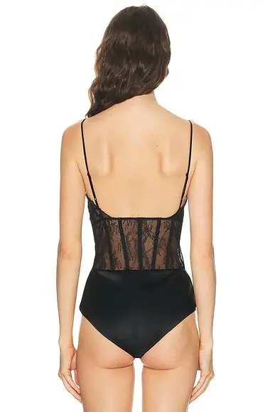 Simkhai Angelina Lace Bustier Bodysuit