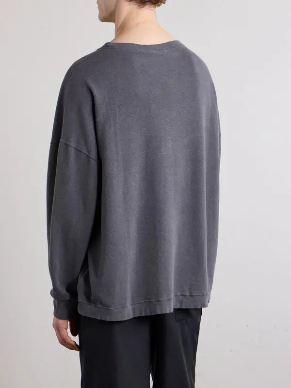 Our Legacy Slack Cotton-blend Jersey Sweatshirt - Gray