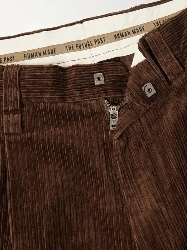 HUMAN MADE Wide-leg Pleated Corduroy Trousers