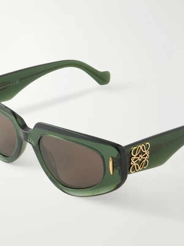 Loewe Anagram D-frame Sunglasses - Green