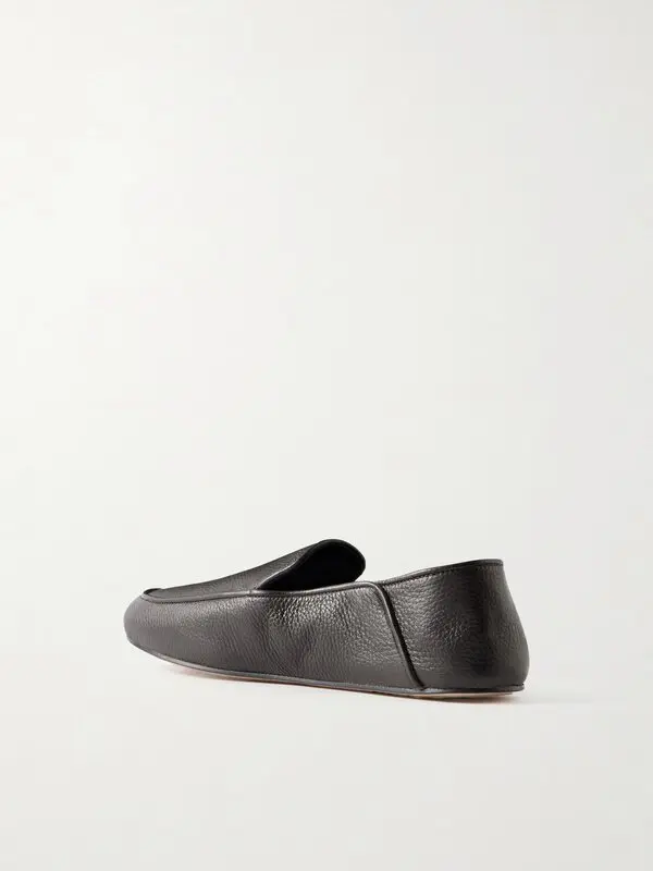 George Cleverley Mayfair Collapsible-heel Full-grain Leather Loafers