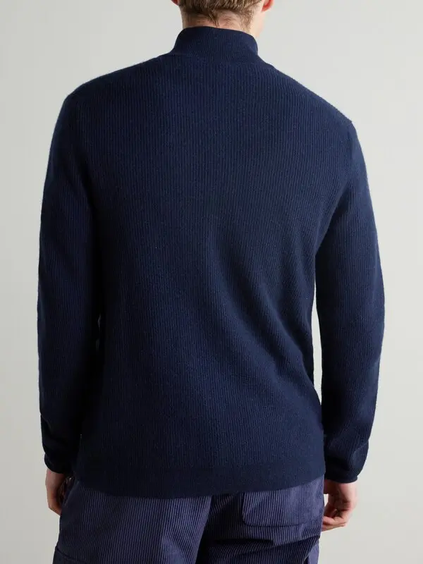 Bogner Virgin Wool And Cashmere-blend Half-zip Midlayer