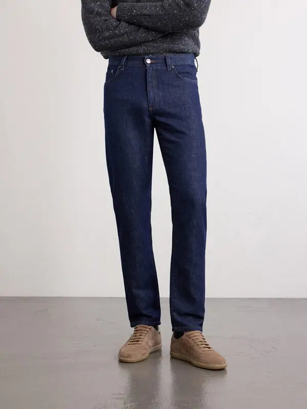 Zegna Straight Leg Jeans - Blue