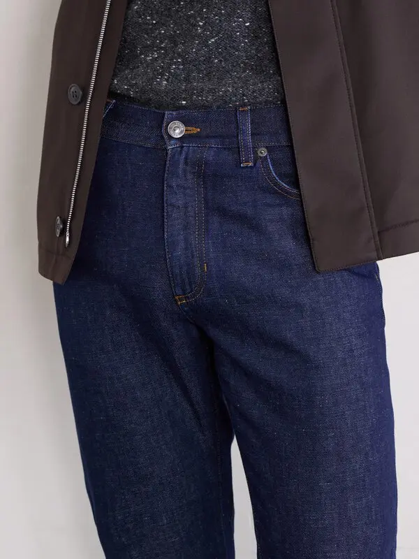 Zegna Straight Leg Jeans - Blue