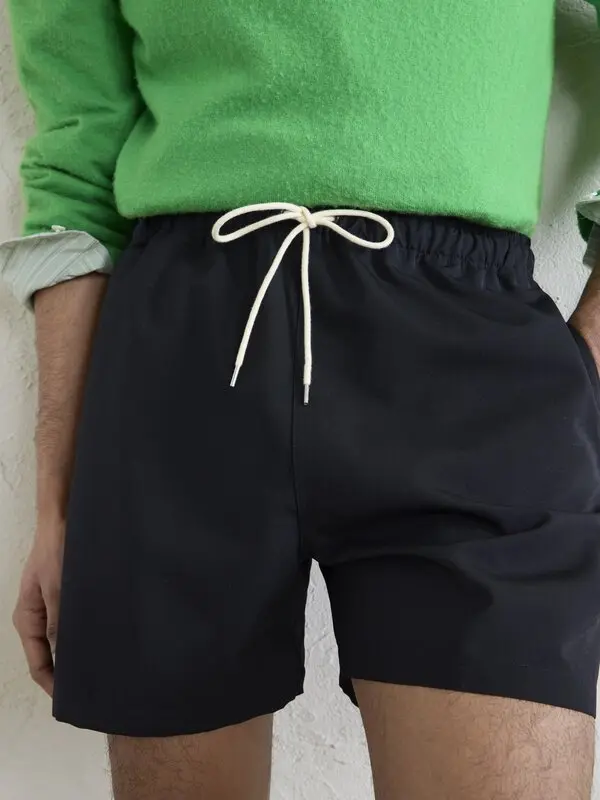 Auralee Wool Drawstring Shorts