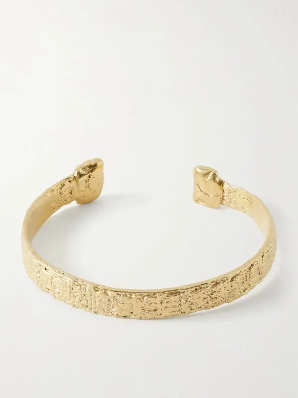 YSSO Labyrinth Tone Cuff - Gold