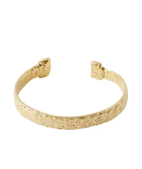YSSO Labyrinth -plated Cuff - Gold
