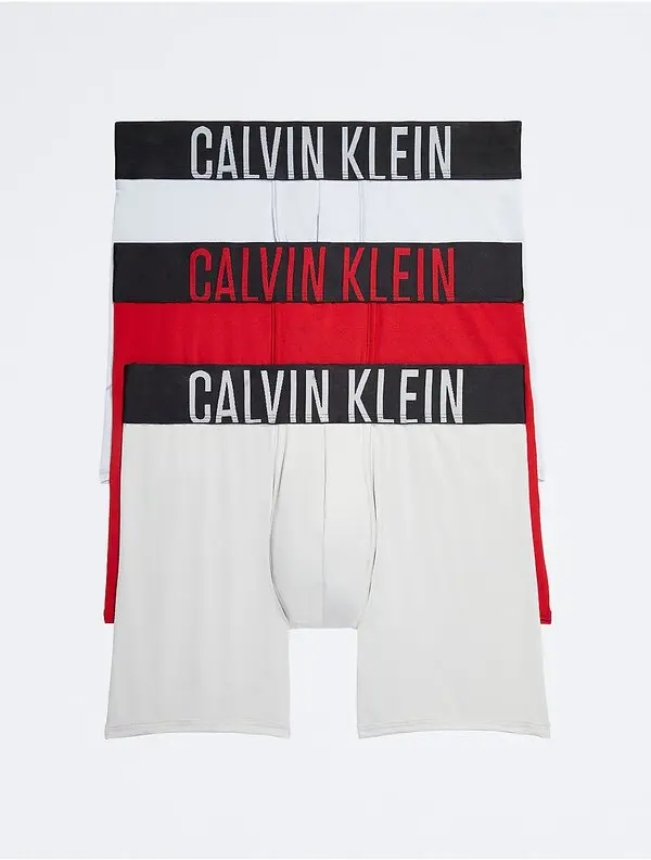 Calvin Klein Intense Power Micro 3-pack Boxer Brief - Arctic Ice/rouge/lunar Rock