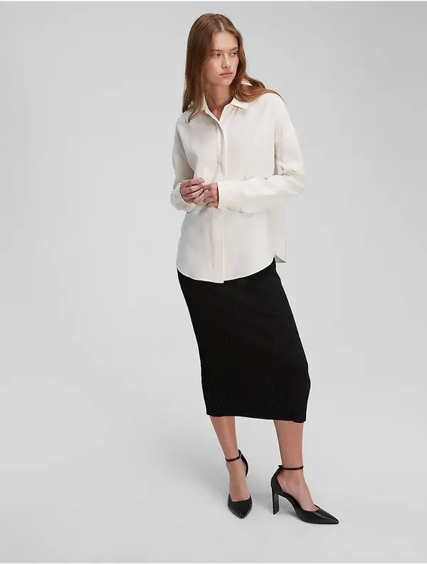Calvin Klein Relaxed Fit Soft Twill Shirt