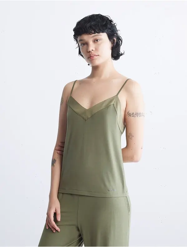 Calvin Klein Modal Satin Sleep Camisole - Napa